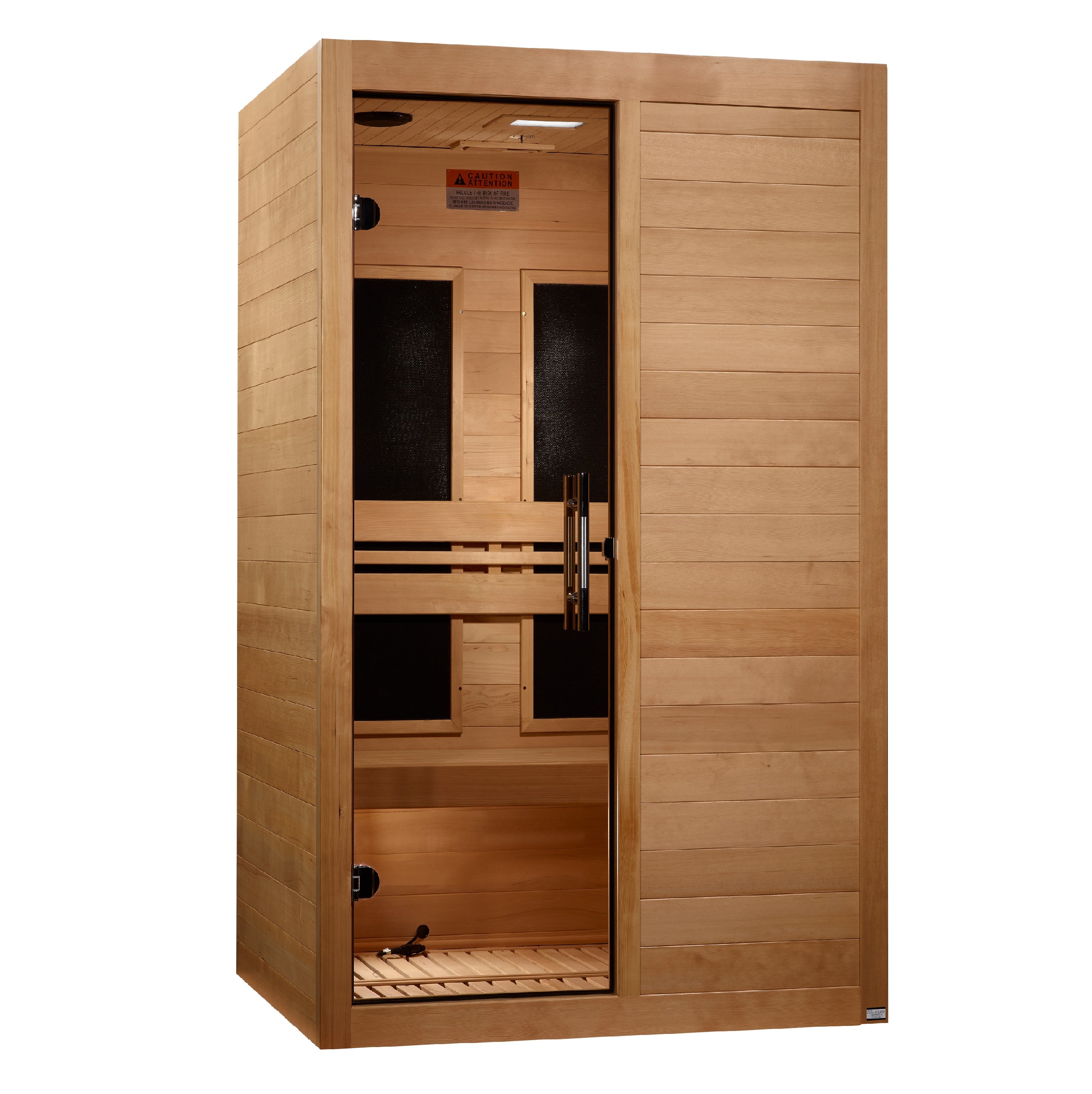 Maxxus "S-Line" 2 Person Low EMF FAR IR Sauna (MX-S206-01) – Golden Designs Inc (NA)