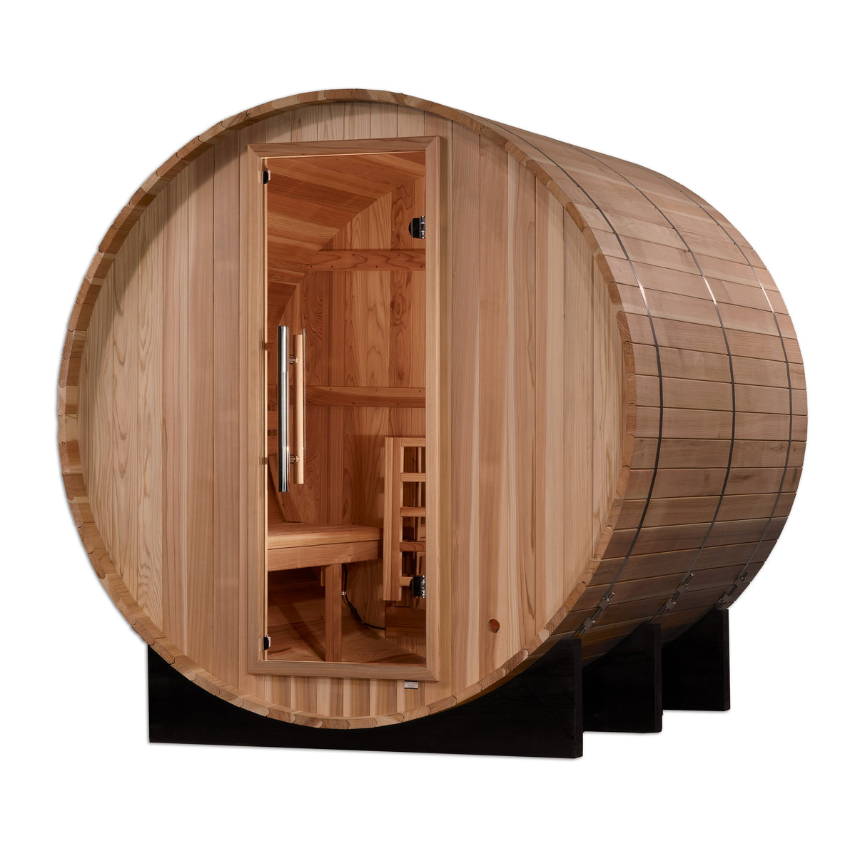 Golden Designs "Arosa" 4 Person Barrel Traditional Sauna (GDI-B004-01 ...
