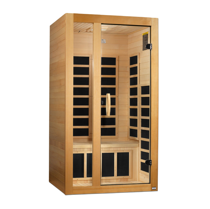 Dynamic "Gracia" 1-2 Person Low EMF FAR IR Sauna (DYN-6119-01) – Golden ...